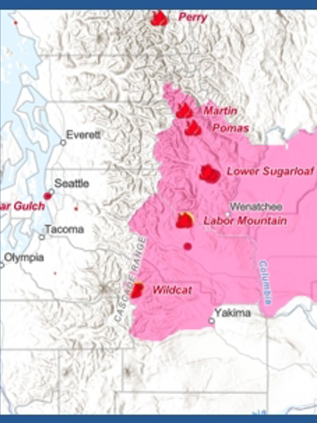 Washington battles 14 wildfires, over 122,000 acres burned | king5.com