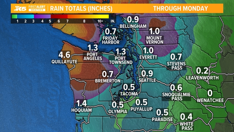 Atmospheric river bringing more rain to the PNW | KING 5 Weather ...