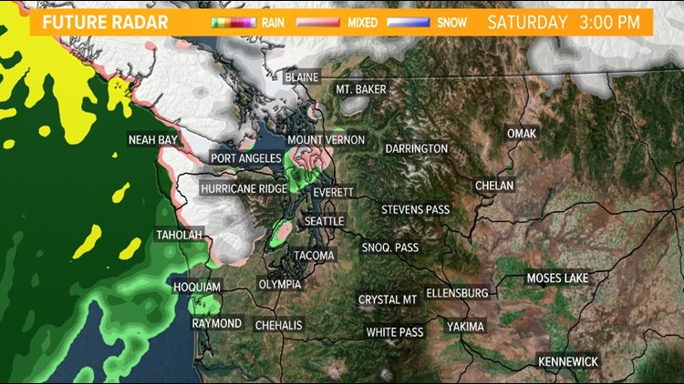 Accumulating snow expected in Seattle, Everett this weekend | king5.com