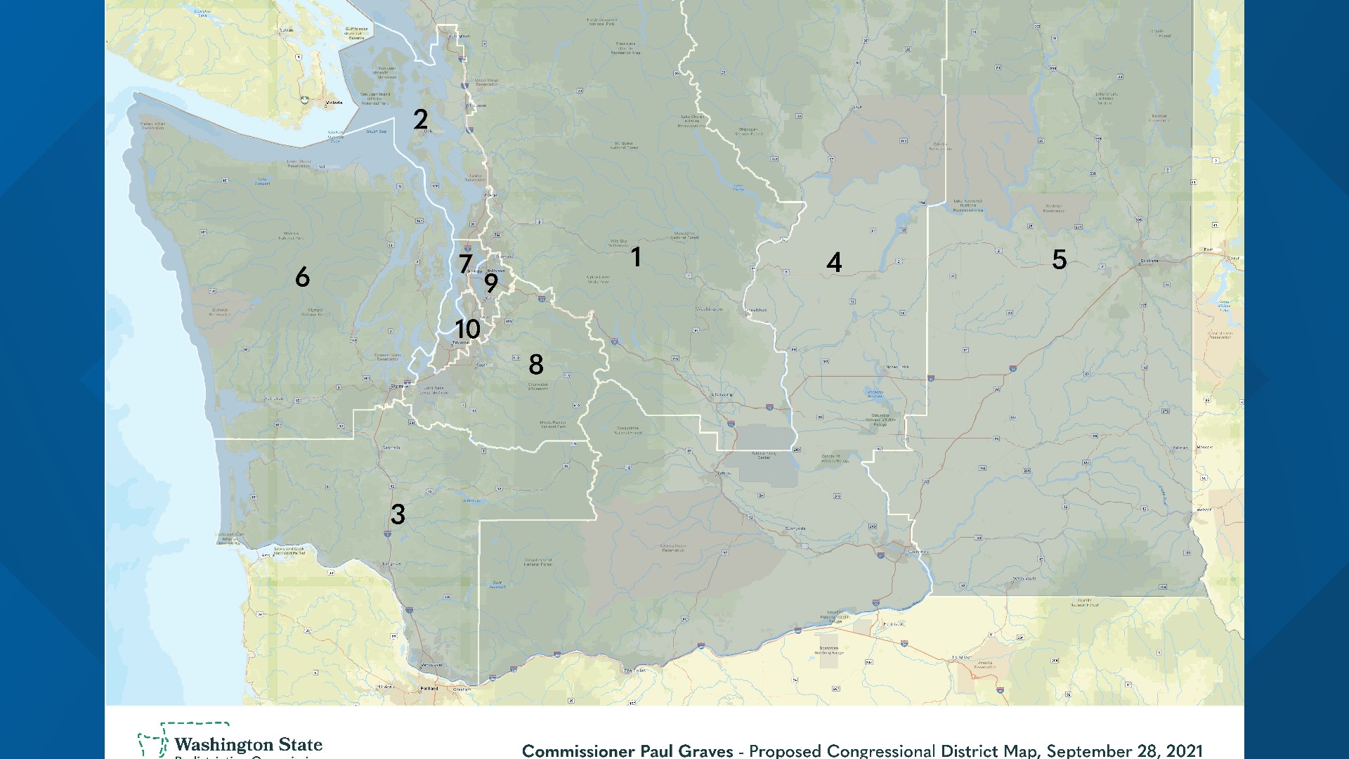Proposed changes to Washington state's Congressional districts released ...