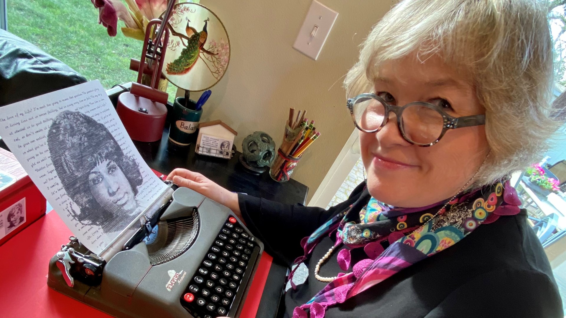 Bellevue artist makes incredible portraits using vintage typewriters ...