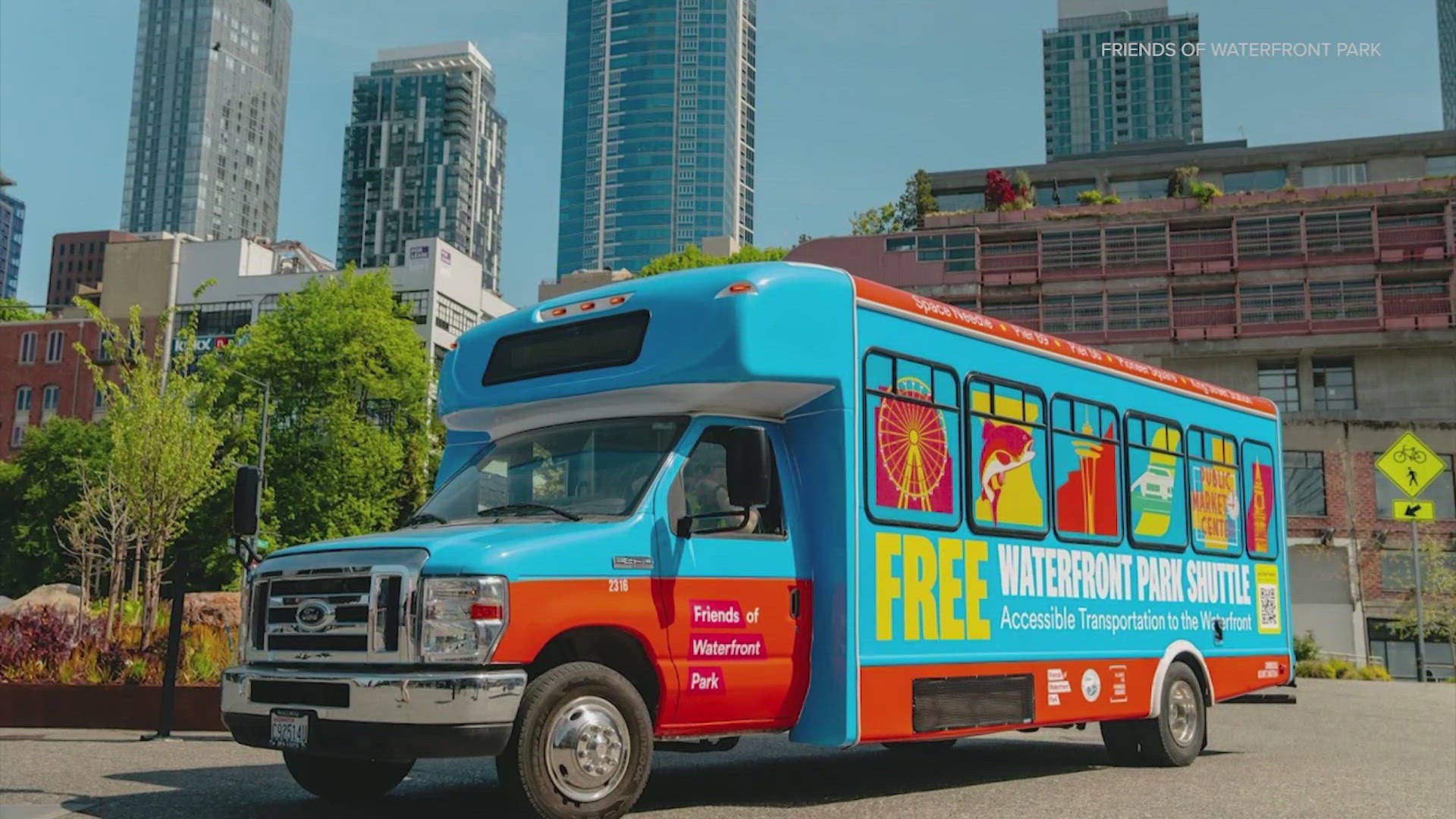 Seattle to launch free Waterfront Park shuttle service Friday | king5.com