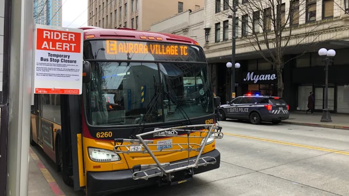 3rd Ave bus stop moving amid safety concerns in downtown Seattle ...