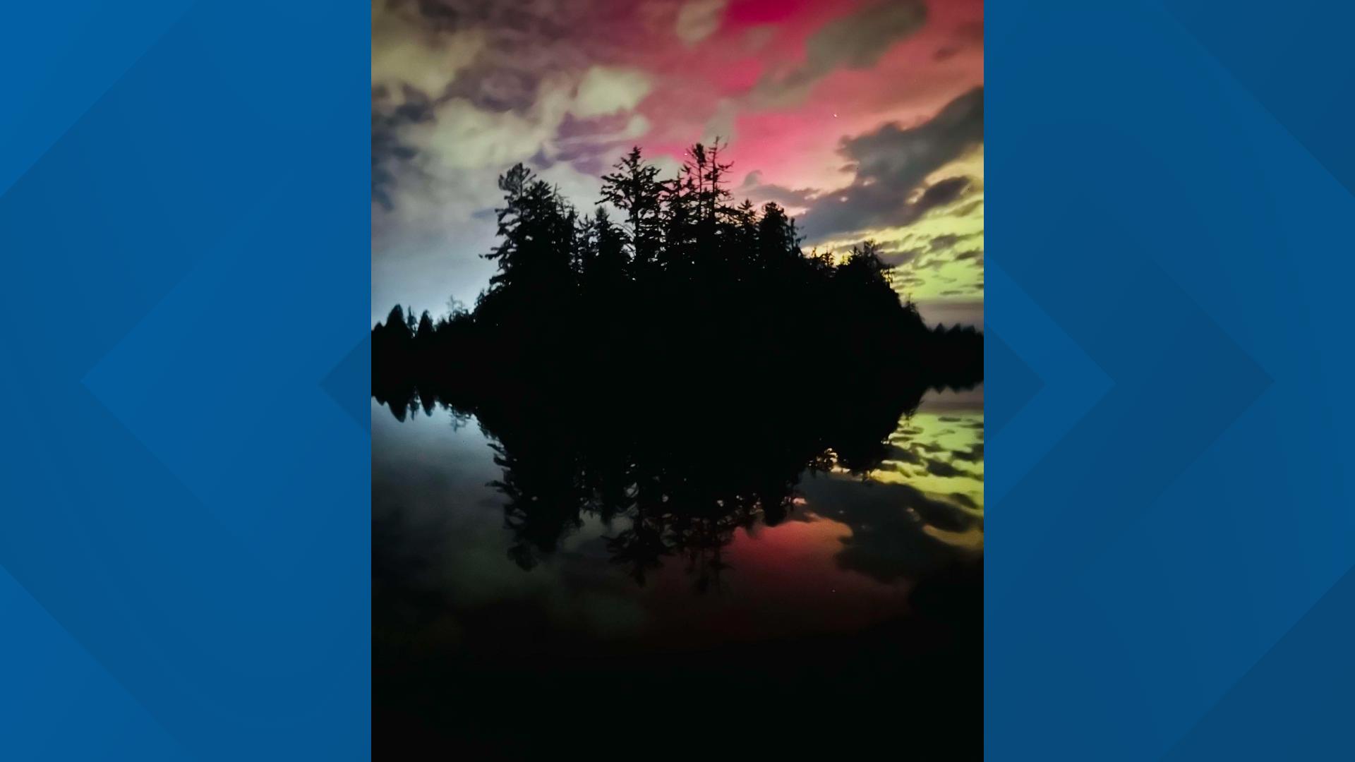 Northern lights visible over Washington | king5.com