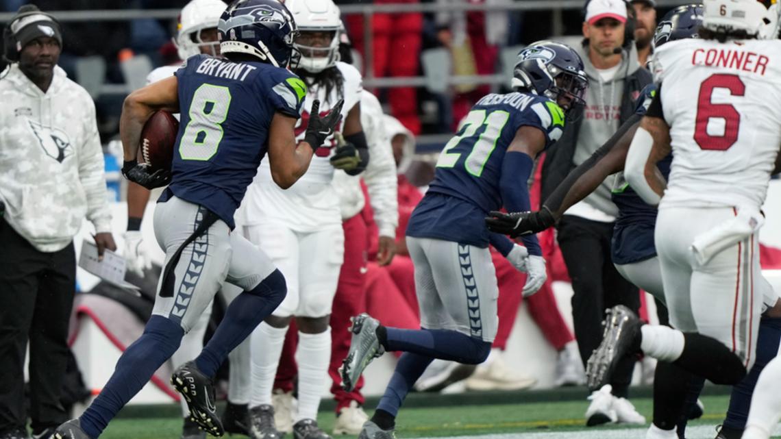Coby Bryant's pick-6 highlights big day for Seahawks' defense in 16-6 ...