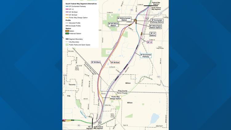 Proposed Tacoma Dome Link Extension would add nearly 10 miles of tracks ...