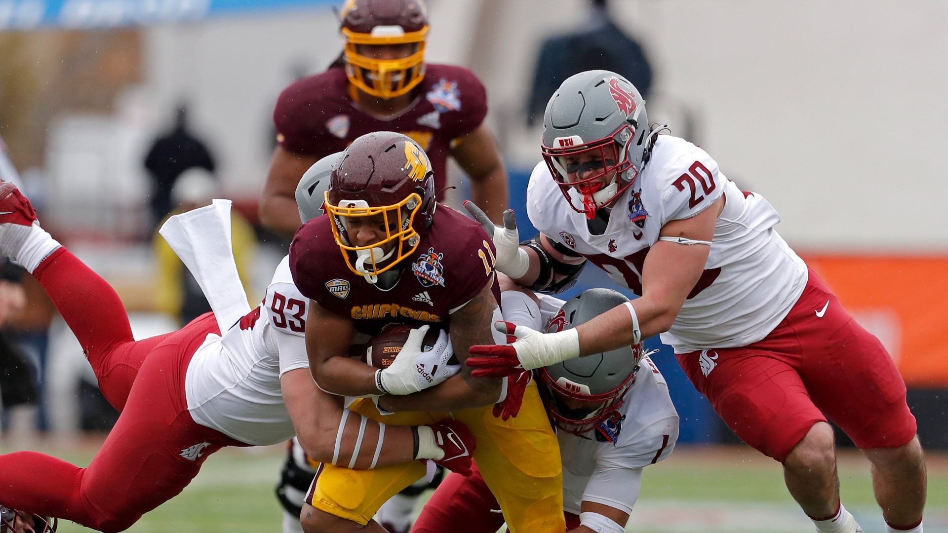 Central Michigan beats Washington State 24-21 in Sun Bowl | king5.com
