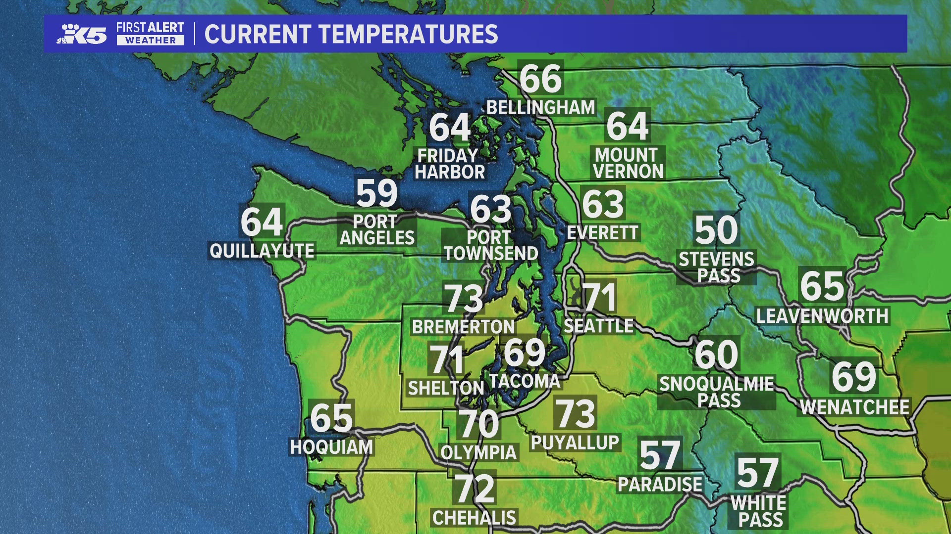 Seattle weather: First 70-degree day of 2025 Tuesday | king5.com
