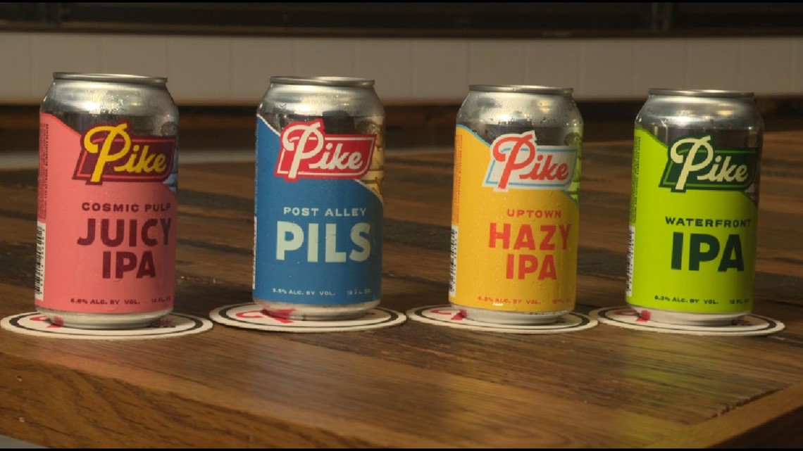 Pike Brewing announces bold new look and three tasty new beers | king5.com
