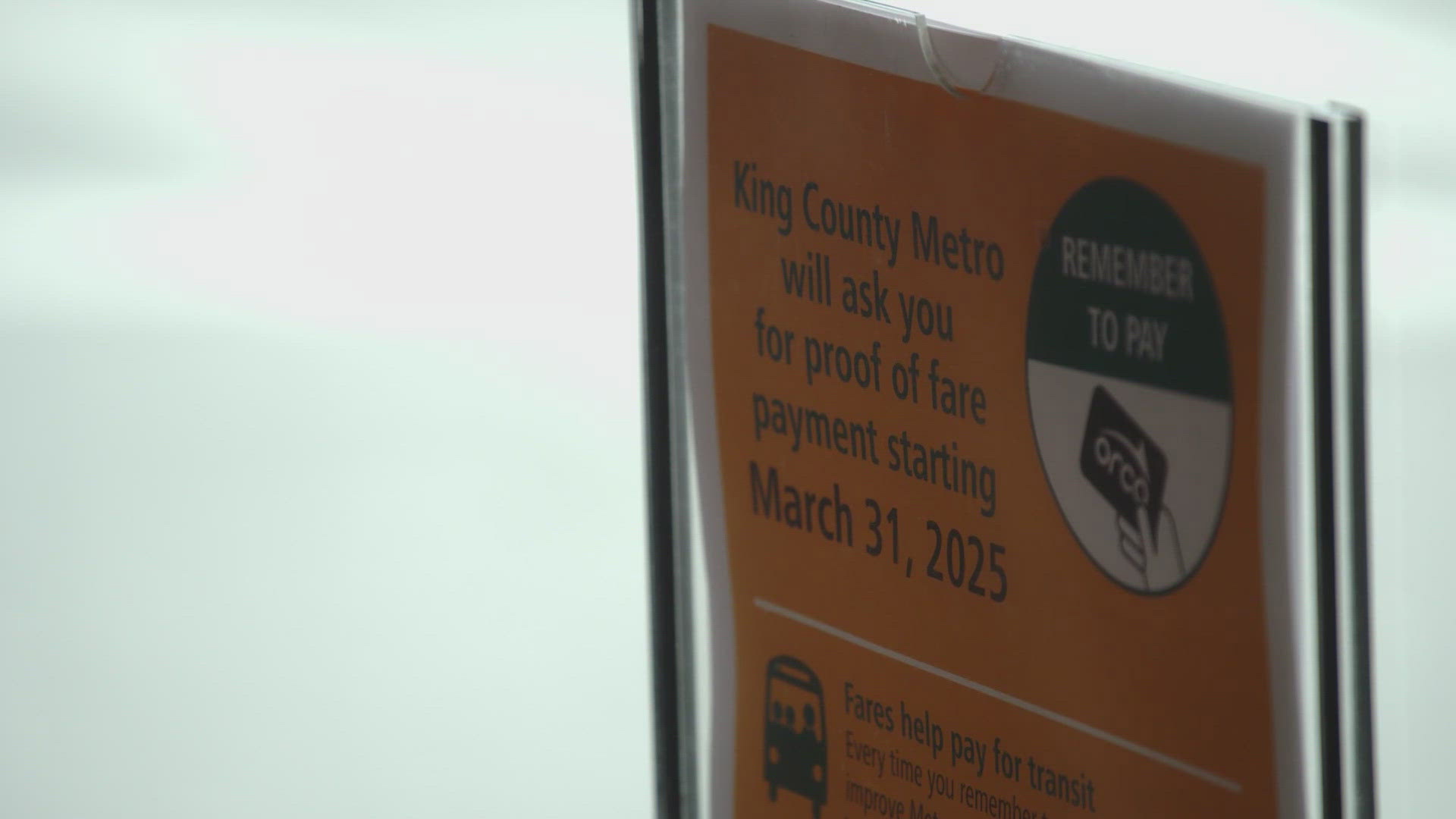 Seattle sees return of fare inspections on buses starting next week ...