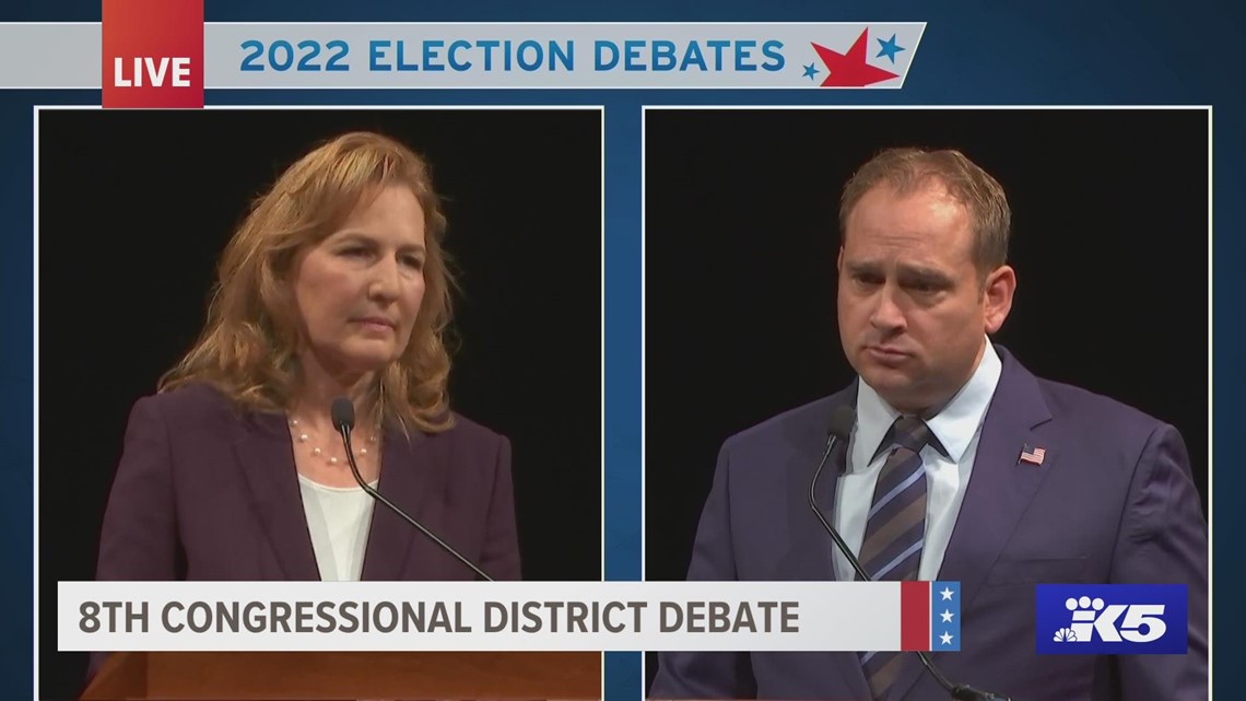 Debate between Rep. Schrier, challenger Larkin | king5.com