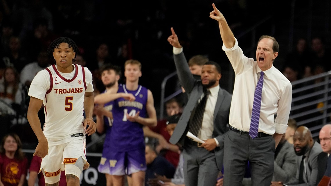 White, Johnson propel USC to 80-74 victory over Washington | king5.com