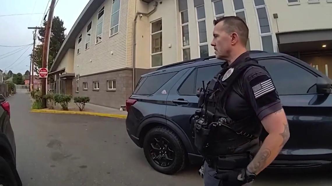 New video shows man impersonating police officer | king5.com