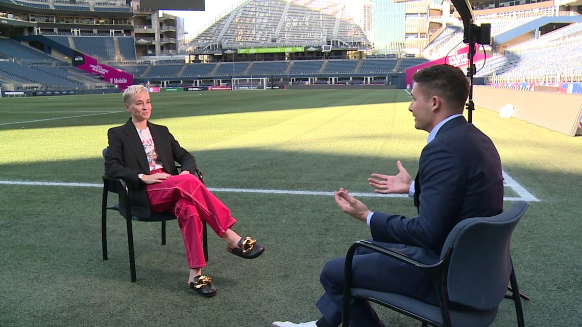 Full one-on-one interview with Megan Rapinoe ahead of farewell game ...