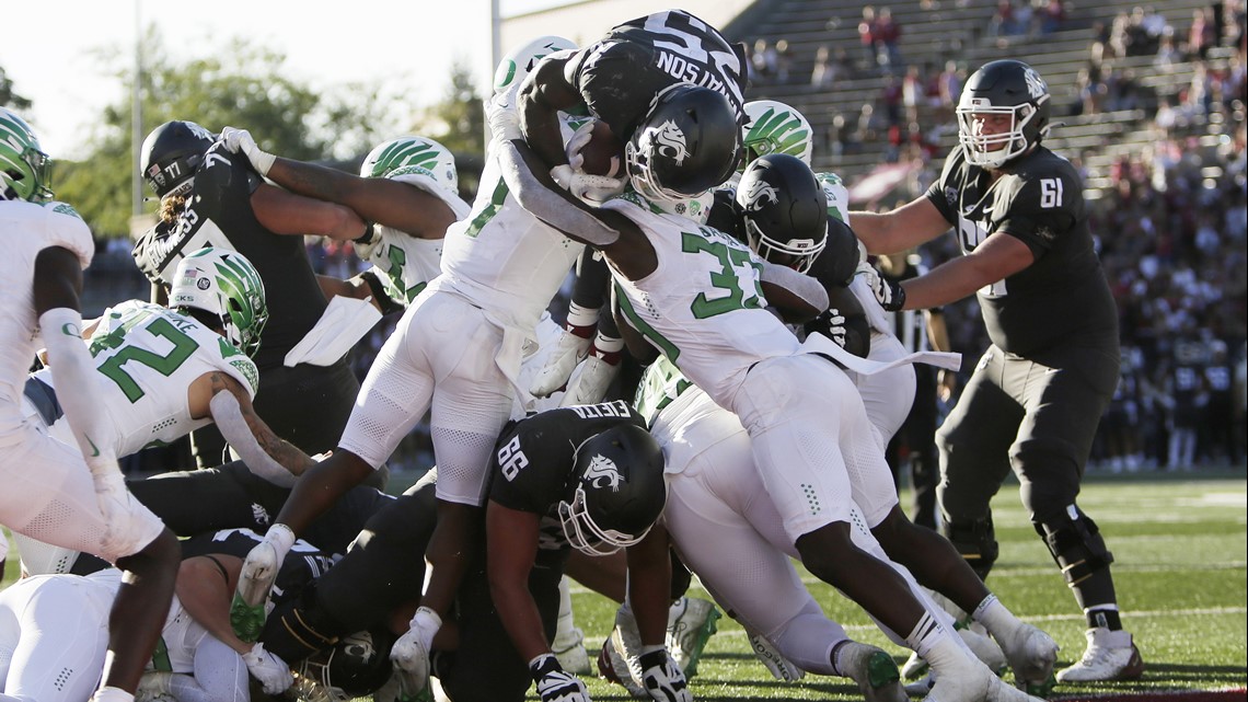 Washington State visits No. 9 Oregon with both teams coming off ...