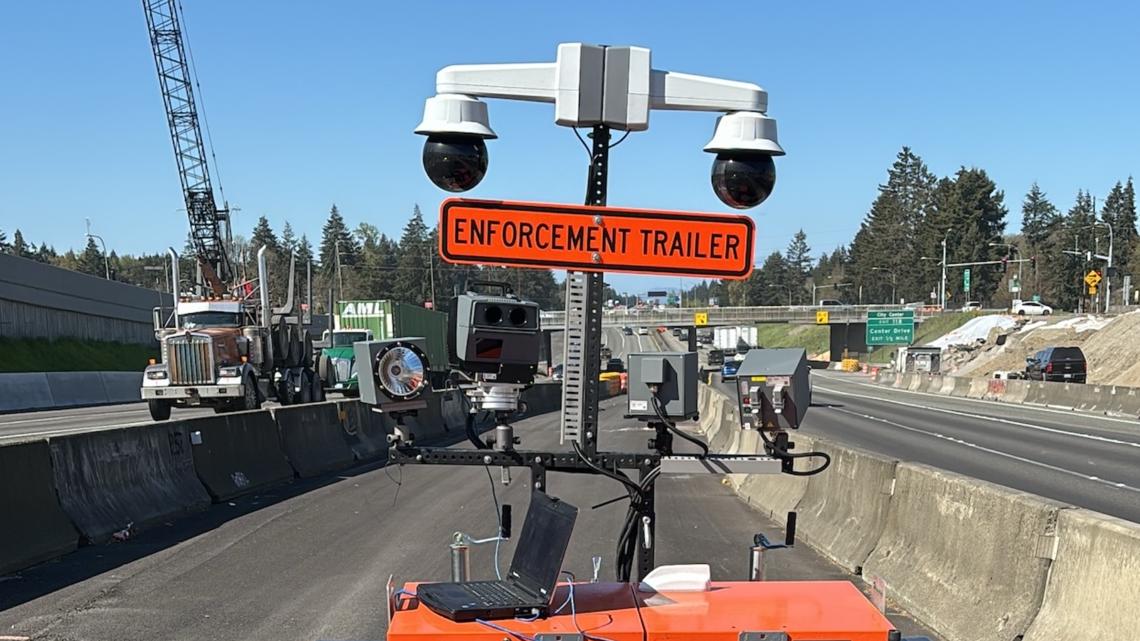 New work zone speed camera launches near Joint Base Lewis-McChord ...