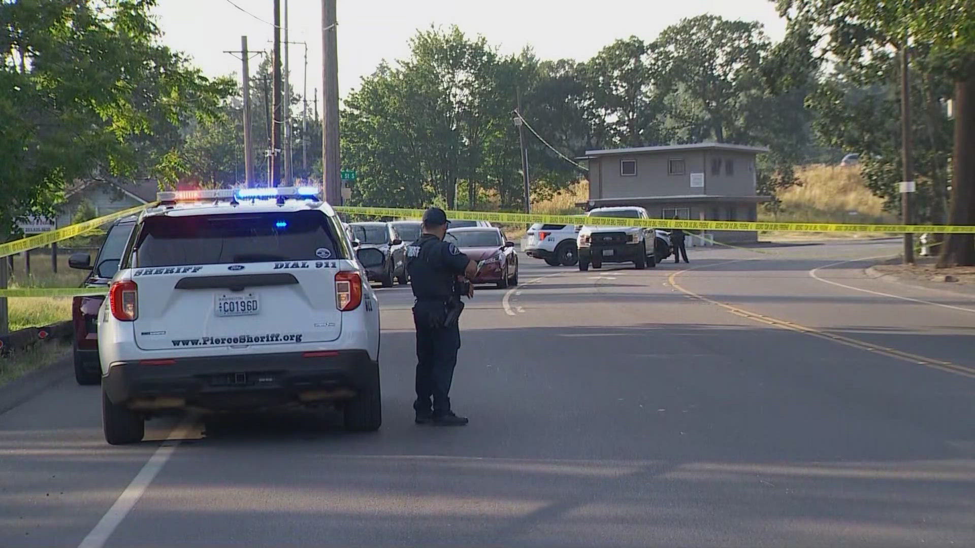 Arson suspect shot by Pierce County deputy | king5.com