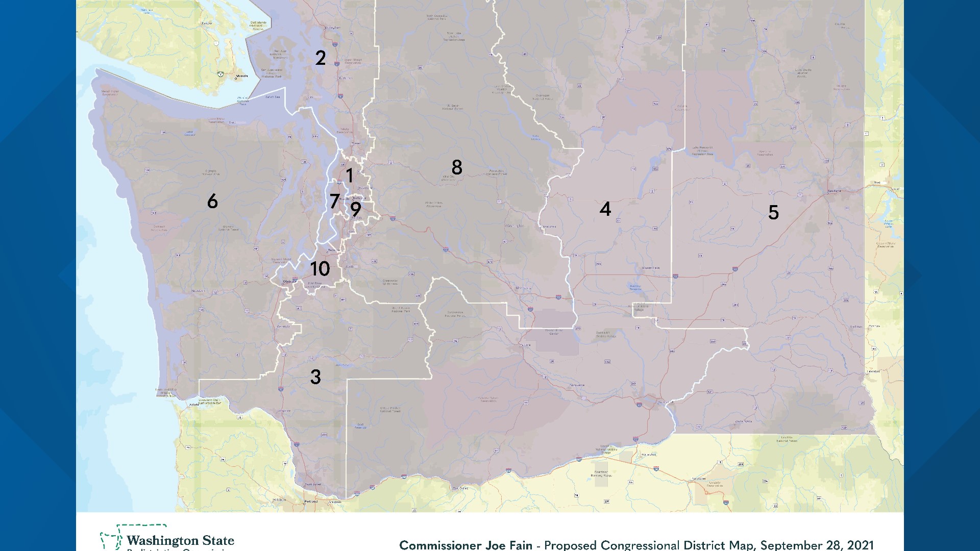 Proposed changes to Washington state's Congressional districts released ...