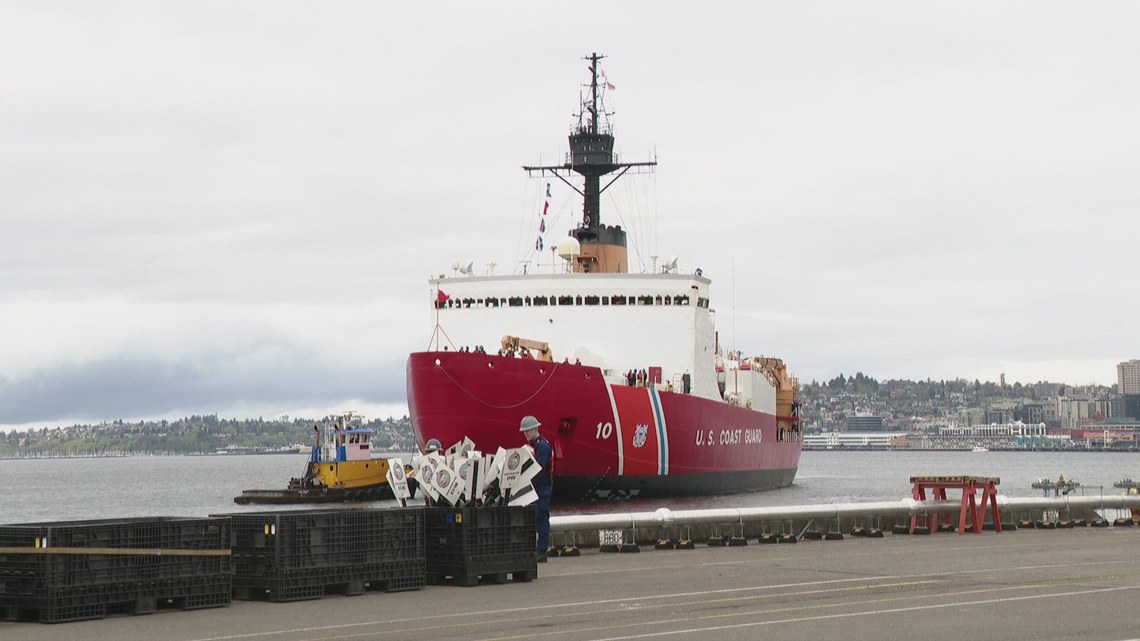 U.S. Coast Guard Cutter Polar Star returns from Antarctica | king5.com