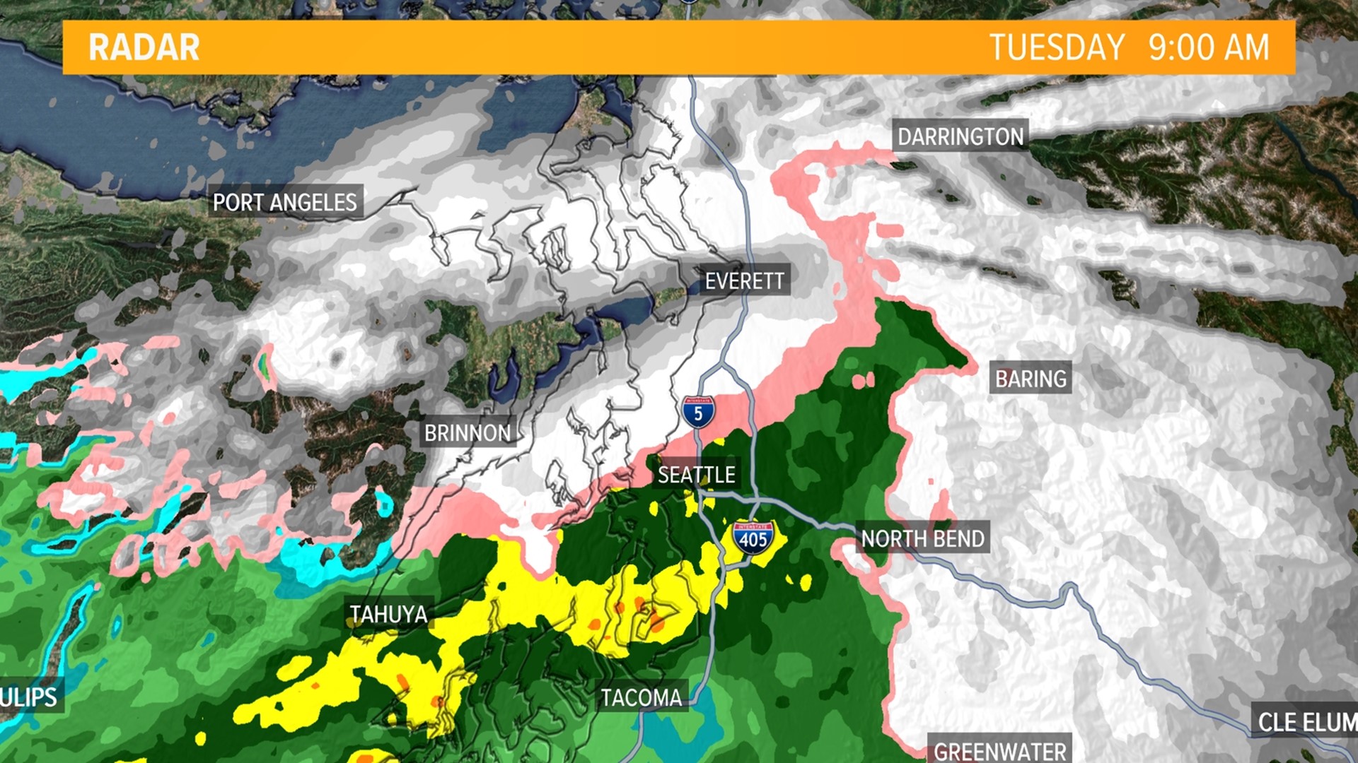 Why didn't it snow across Seattle, King County? Southerly winds | king5.com