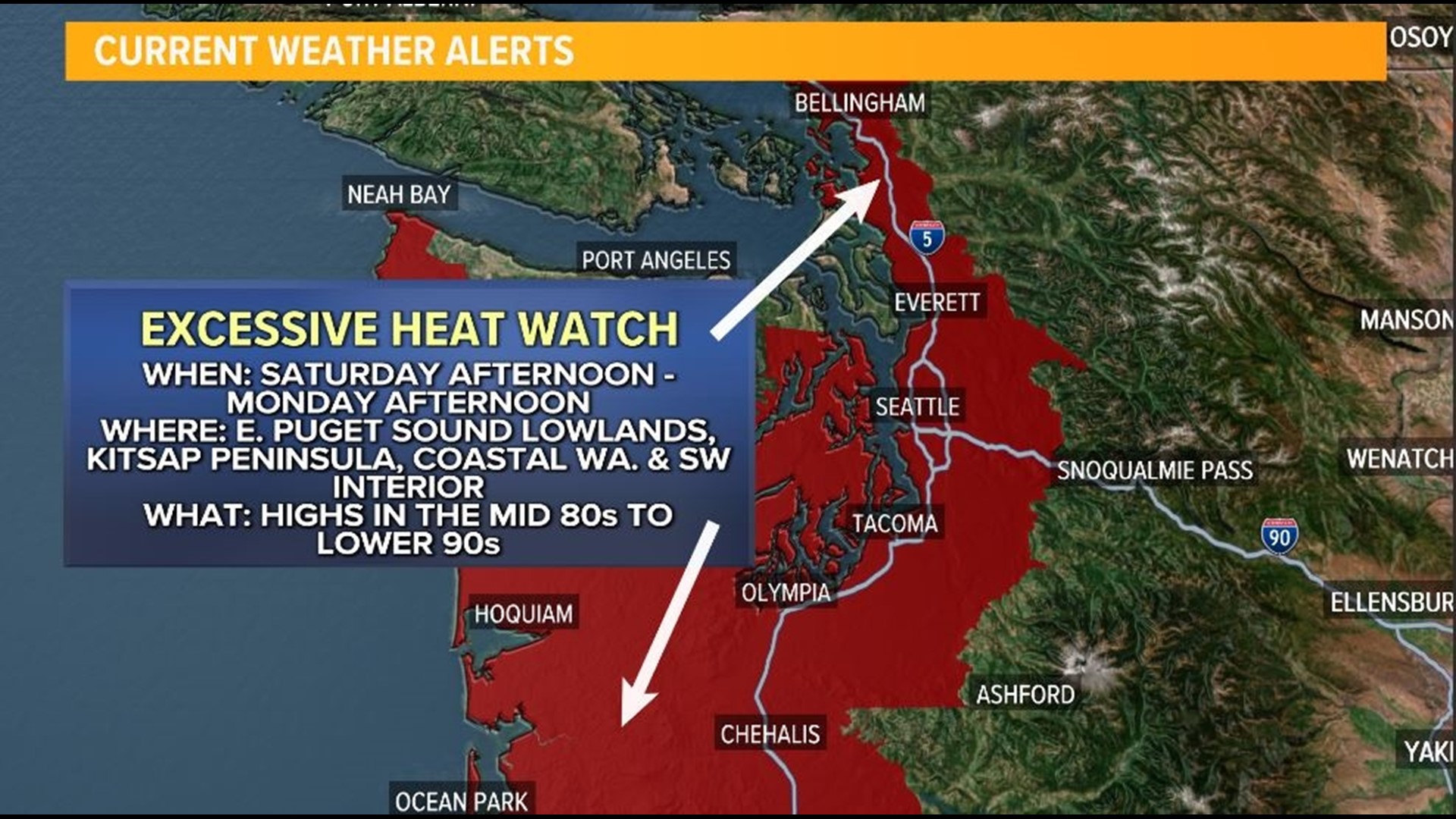 Historic heat wave possible for western Washington this weekend | king5.com