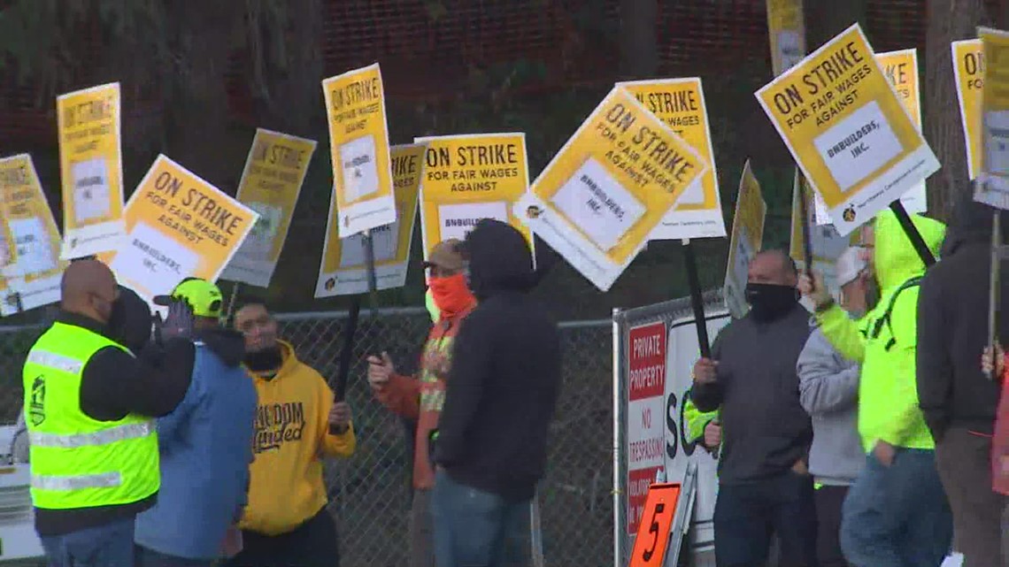 Construction worker strike could delay projects in Seattle, Redmond ...