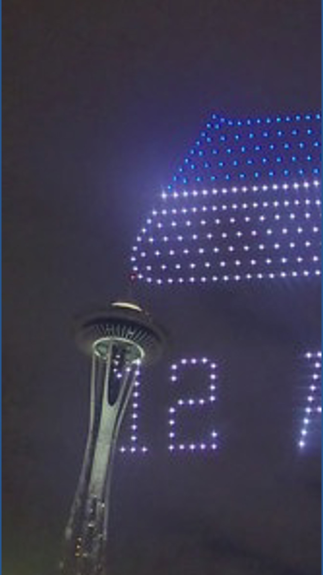 VIDEO: Seahawks drone show lights up Seattle sky | king5.com