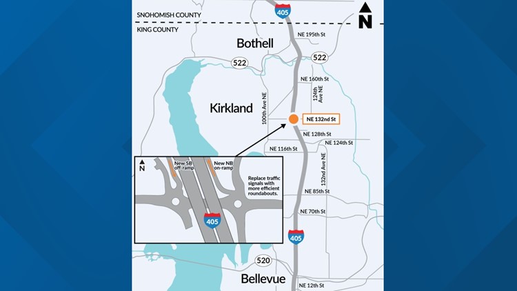 Construction begins on I-405 interchange in Kirkland | king5.com