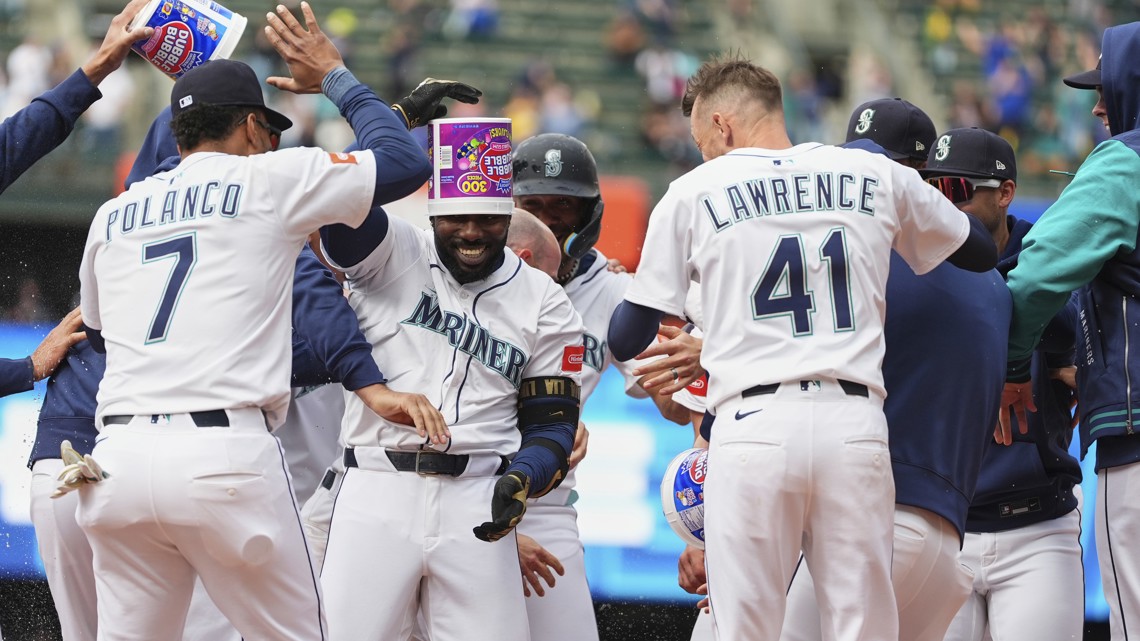 Arozarena hits grand slam in 8th and draws winning walk in 9th as Mariners rally past Astros 7-6 ...
