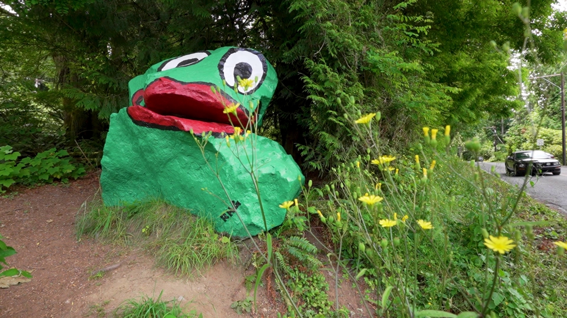 The history of Bainbridge Island's Frog Rock | king5.com