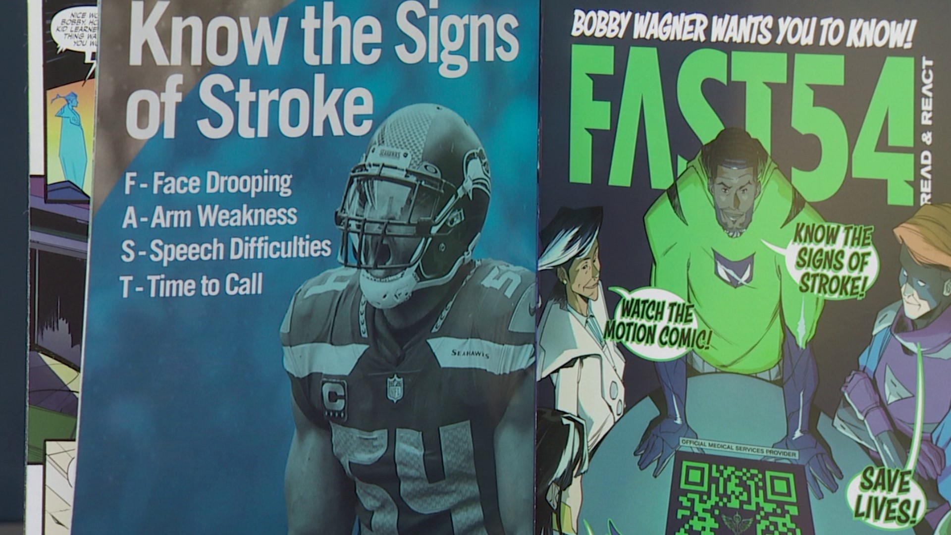 Seahawks Bobby Wagner releases comic book for stroke awareness | king5.com