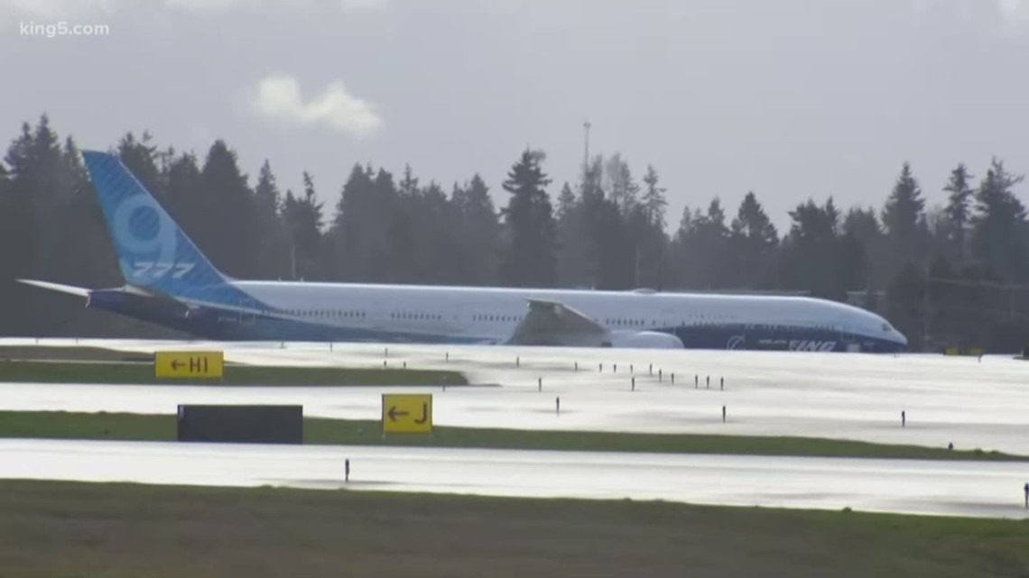 Weather impacting first test flight of Boeing’s new 777X jet | king5.com