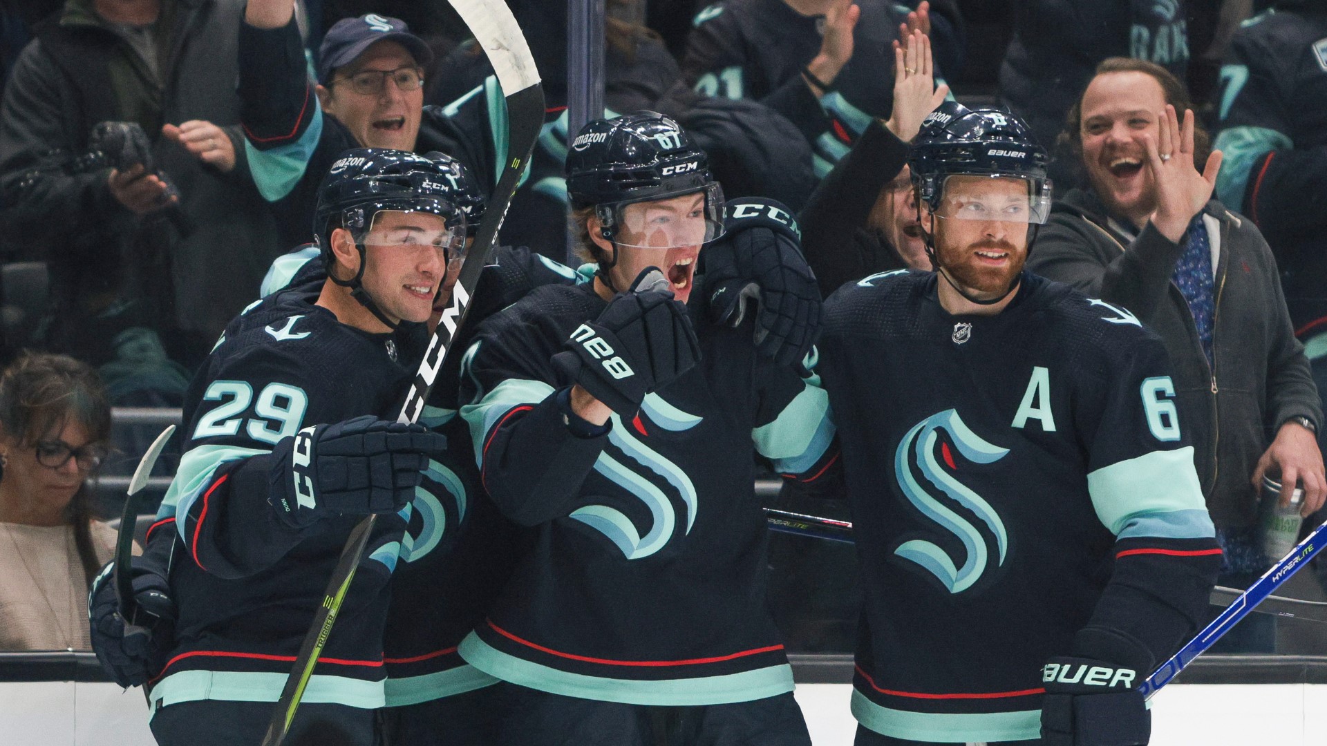 Sprong has 3 points, Kraken start fast in 5-1 win vs Sabres | king5.com