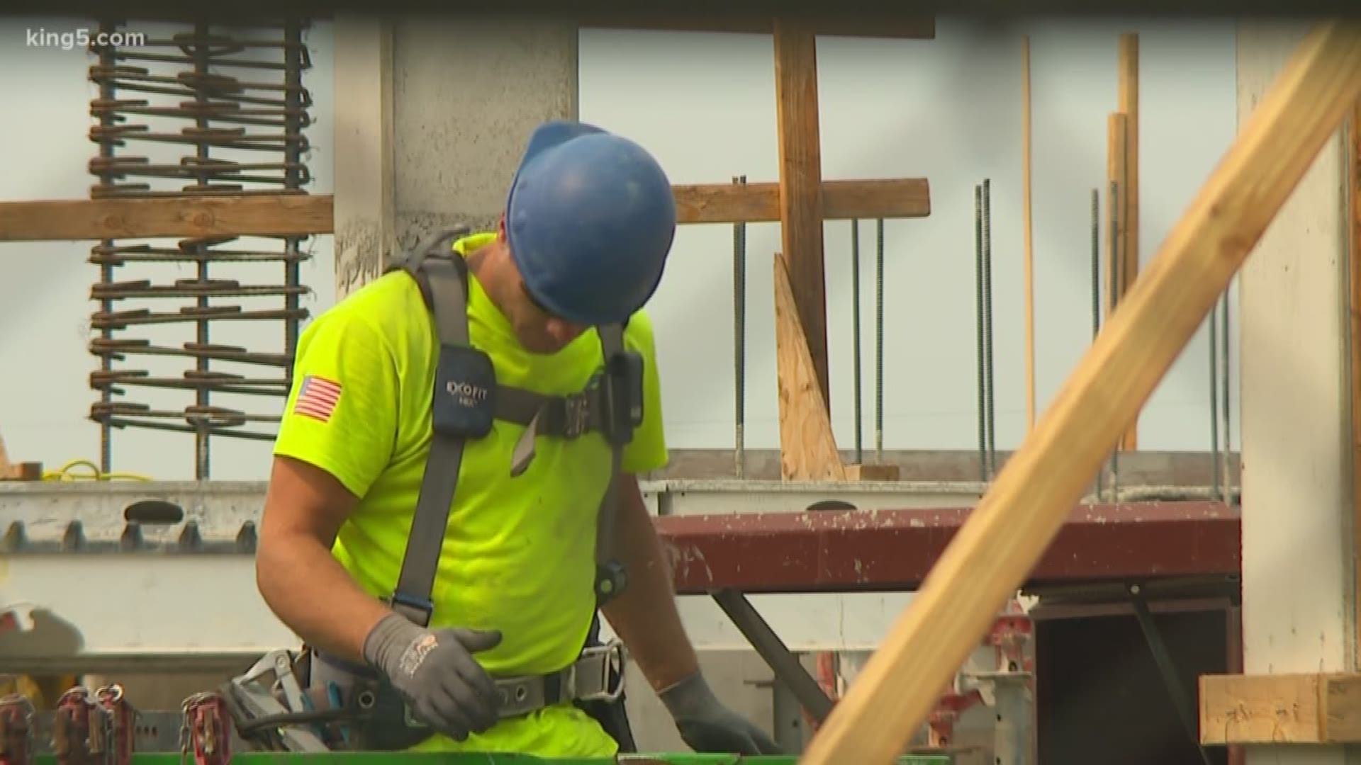 Construction workers strike after union rejects new contract | king5.com