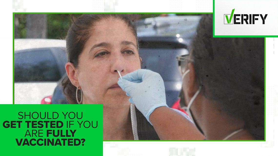 Yes, you should get tested for COVID-19 if you're vaccinated and have ...