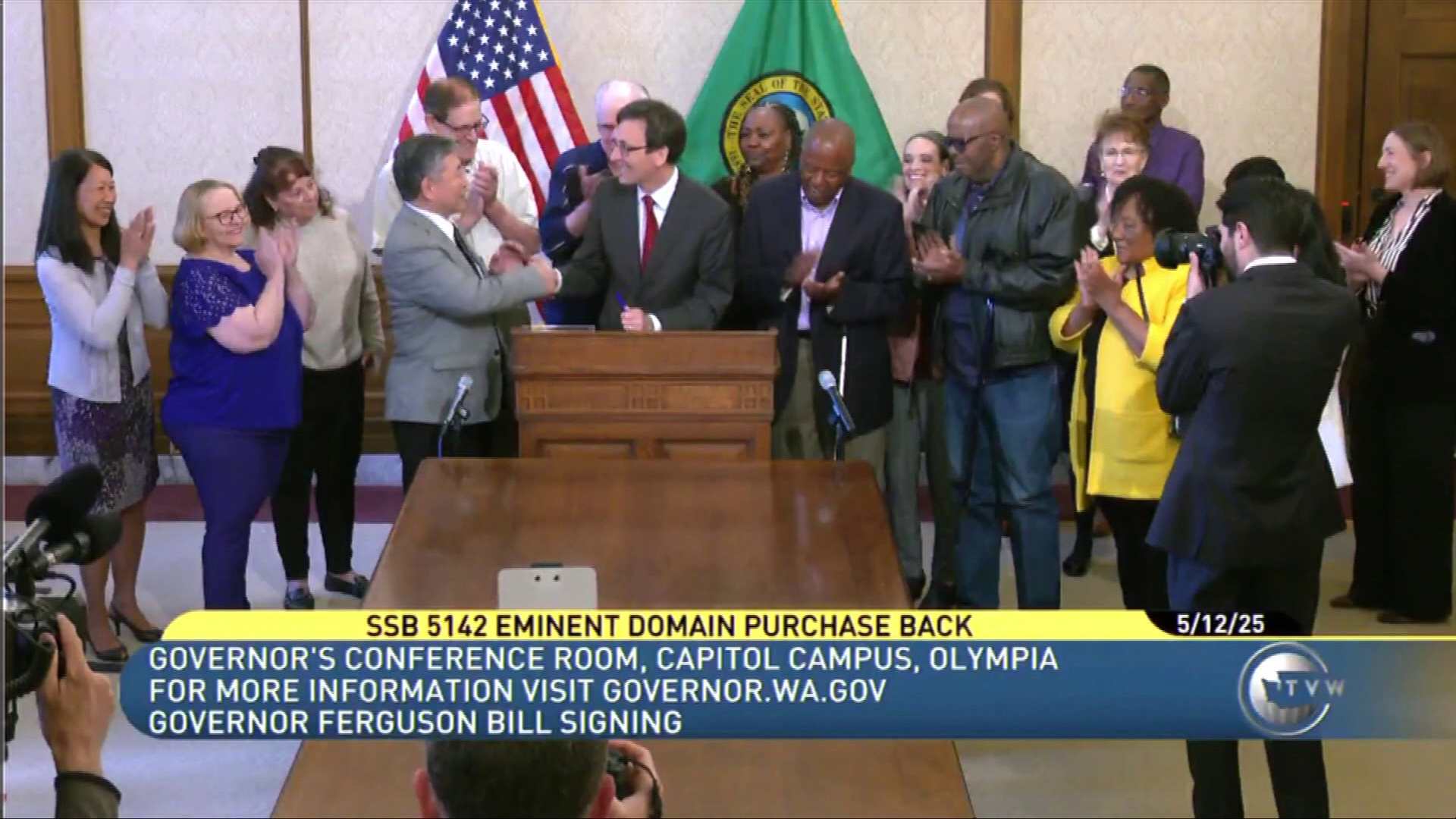 Gov. Ferguson signs eminent domain bill | king5.com