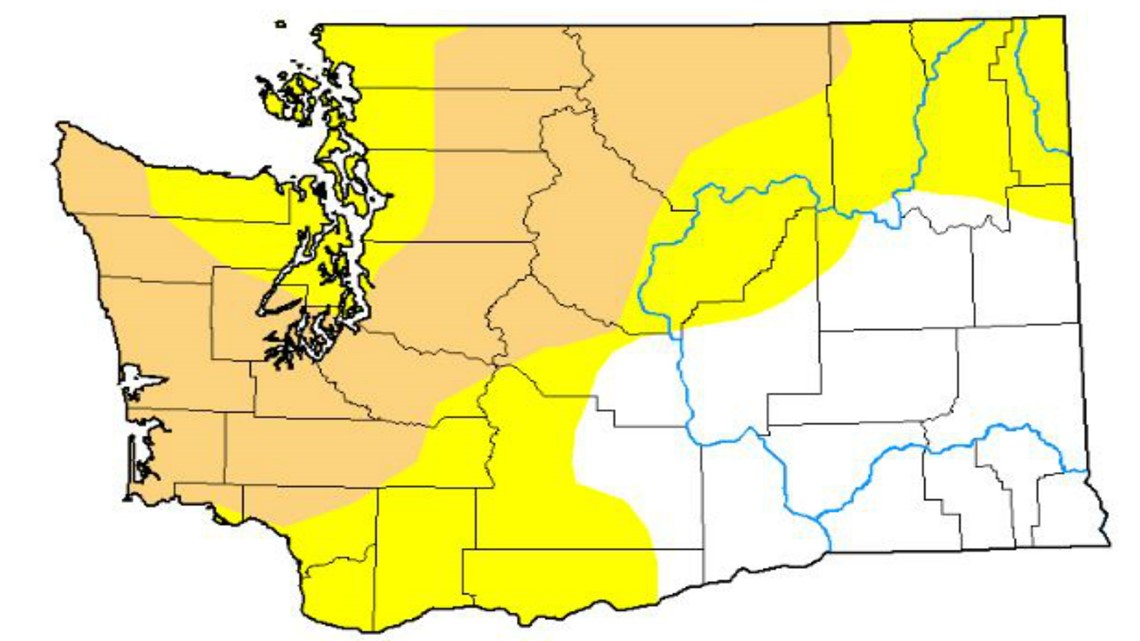 Washington's drought emergency expands as snow pack hits 50% | king5.com