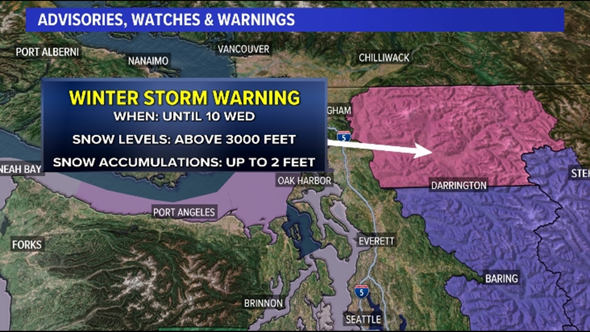 Tracking western Washington's next storm system for Tuesday | king5.com