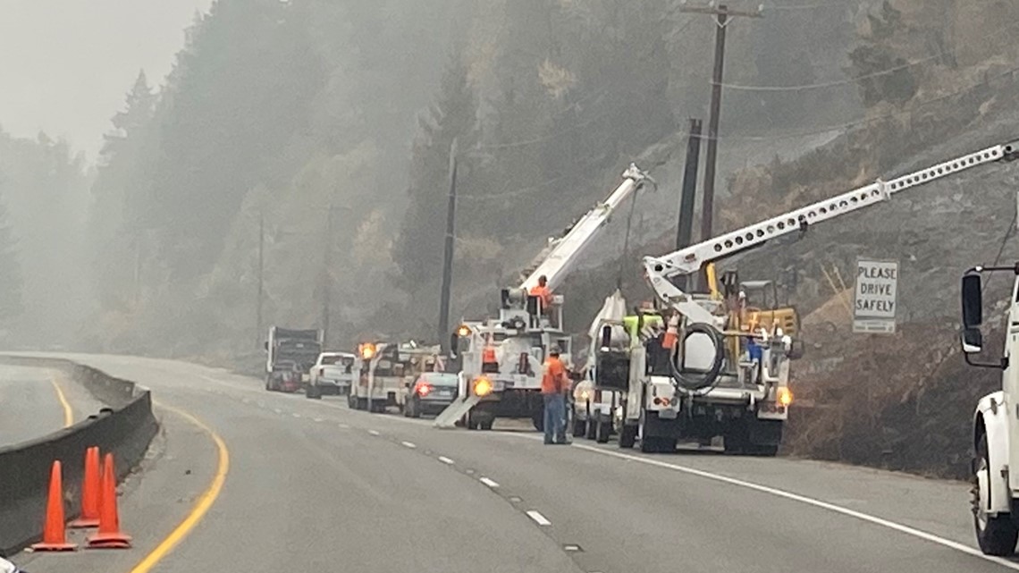 Portion of SR 410 reopens after Sumner Grade Fire forced state to shut ...