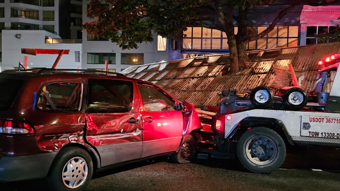 Car crashes into and destroys Seattle bar's patio; suspect still at ...