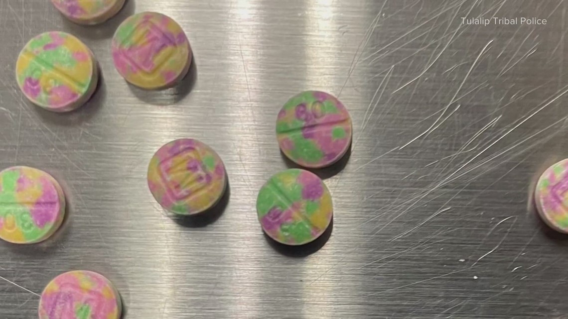 Rainbow fentanyl pills discovered in Tulalip | king5.com