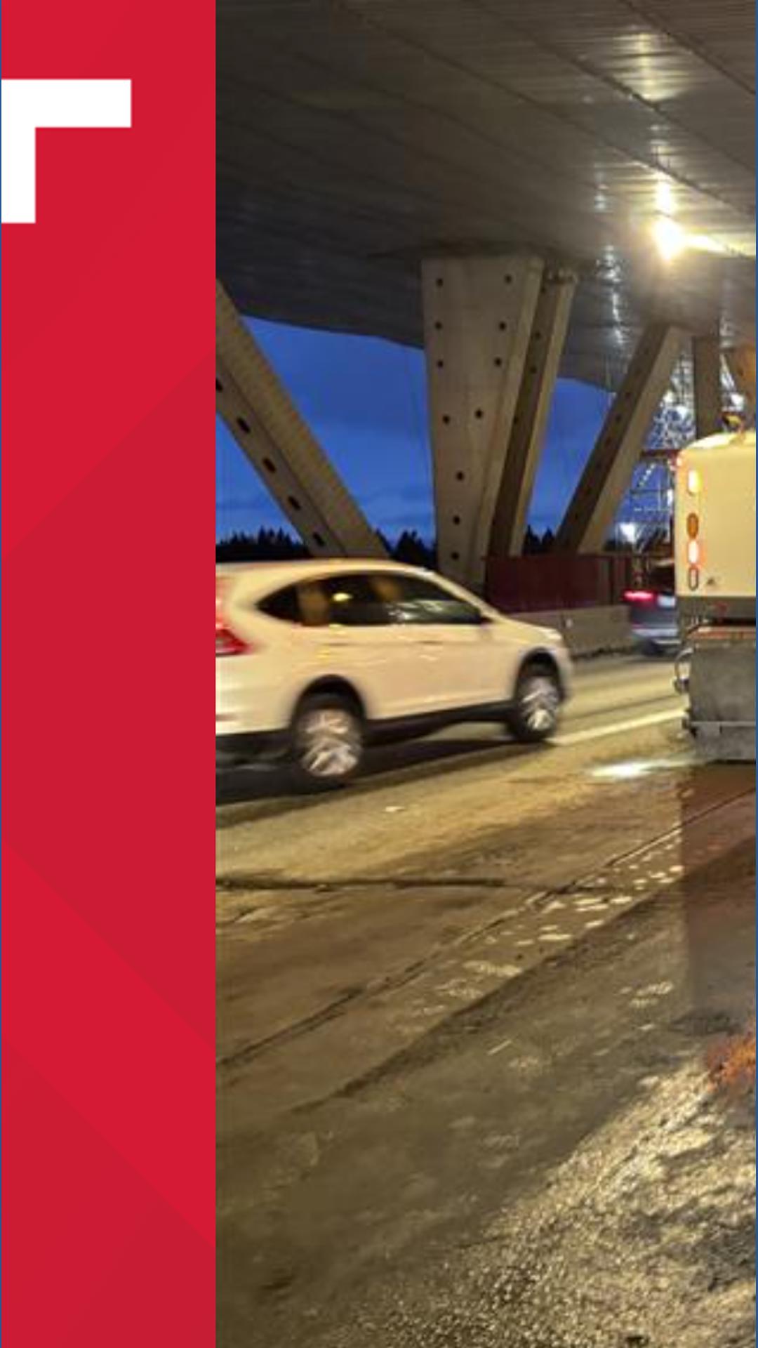Debris spill closes lanes on northbound I-5 express lanes | king5.com