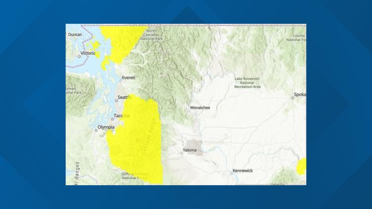 Moderate air quality expected for parts of Western Washington | king5.com