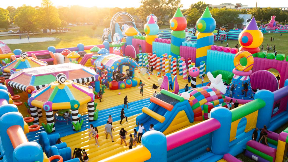 The Big Bounce America brings giant inflatable fun to Washington ...