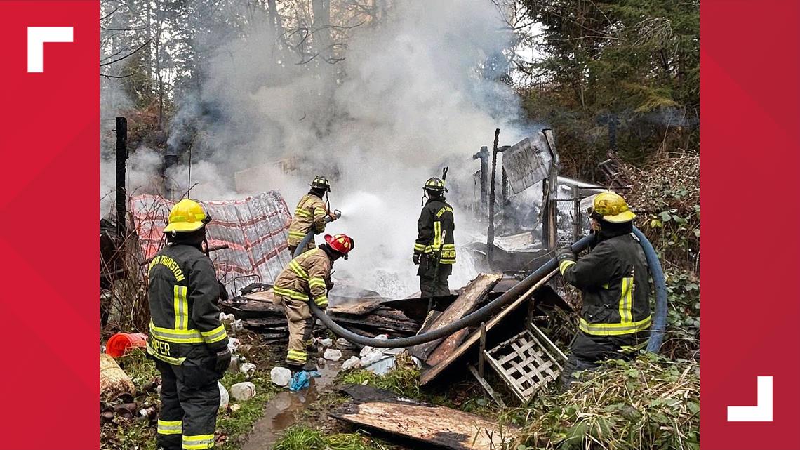Wood-stove mishap sparks house fire north of Tenino; homeowner ...