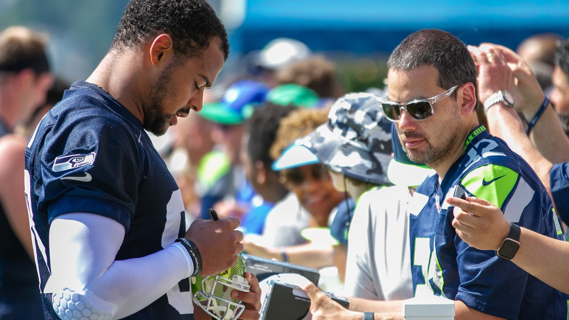Photos: First day of 2022 Seattle Seahawks training camp | king5.com