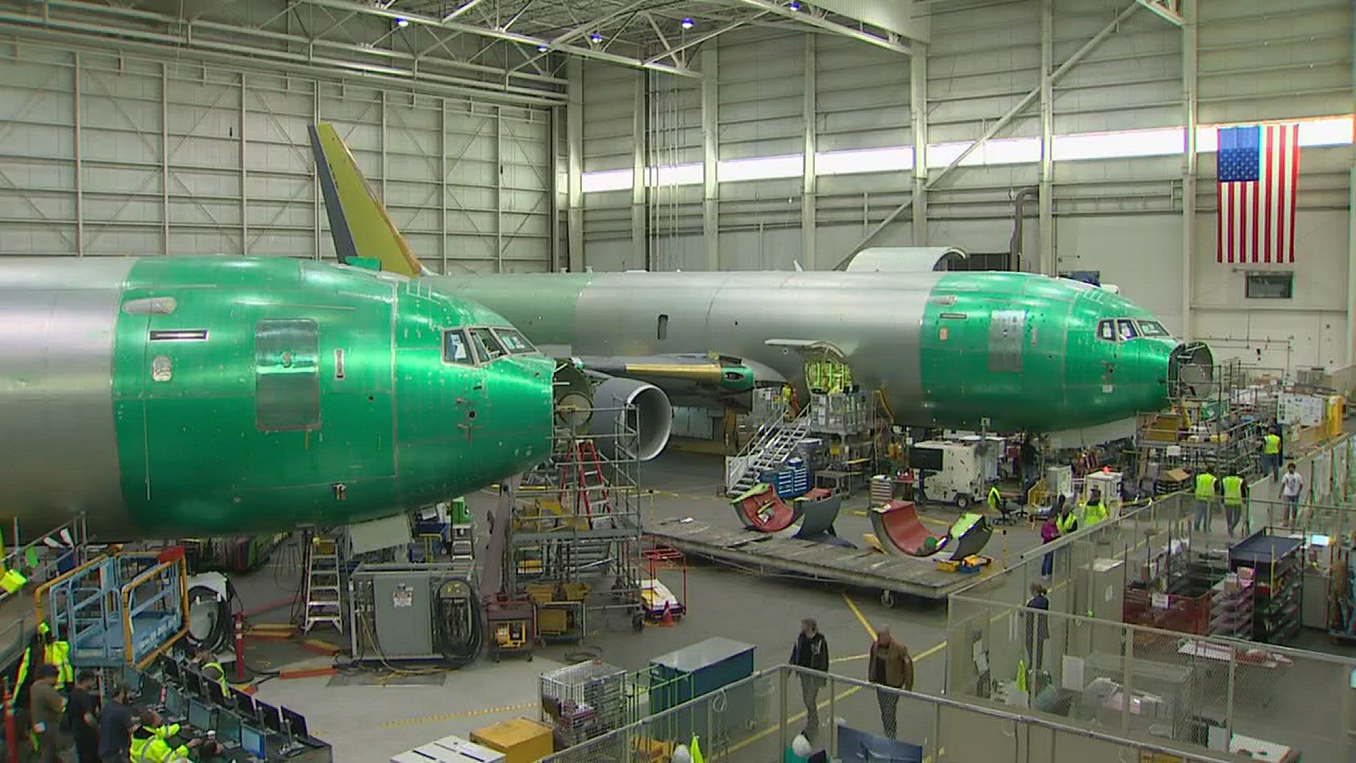 Picture of Boeing KC-46 tanker begins to emerge | king5.com