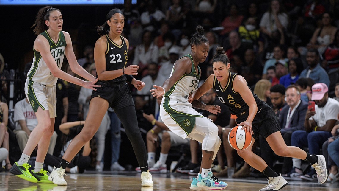 Las Vegas top WNBA playoff seed, Seattle 4th as league debuts new ...