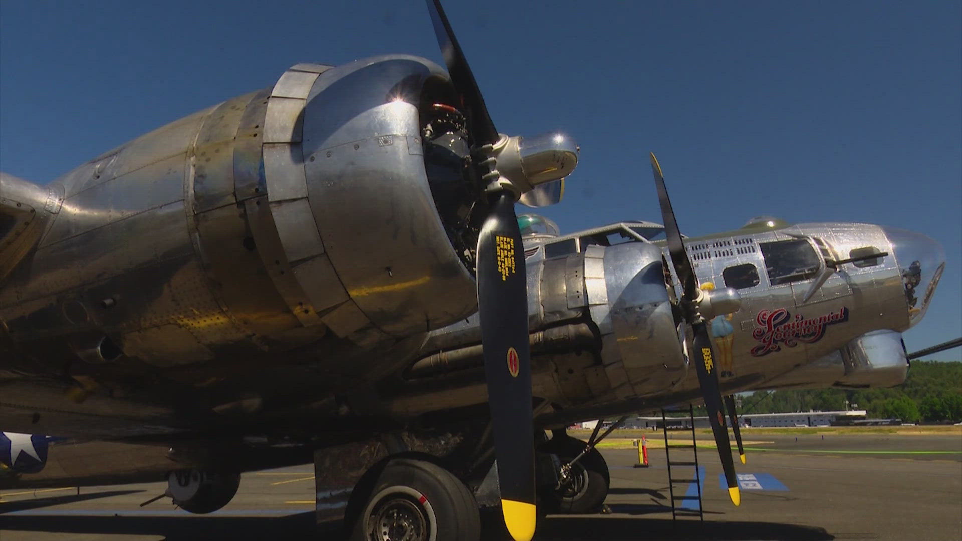 Restored B-17 Bomber arrives in Seattle | king5.com