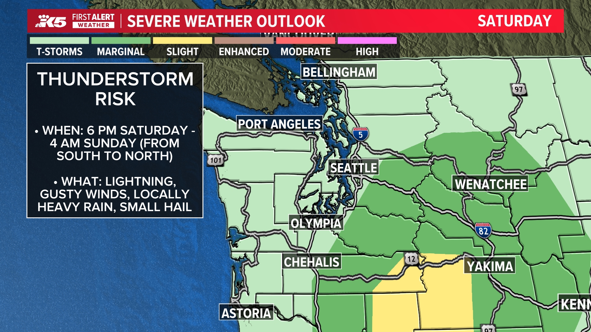 Thunderstorms arrive in western Washington this weekend | king5.com